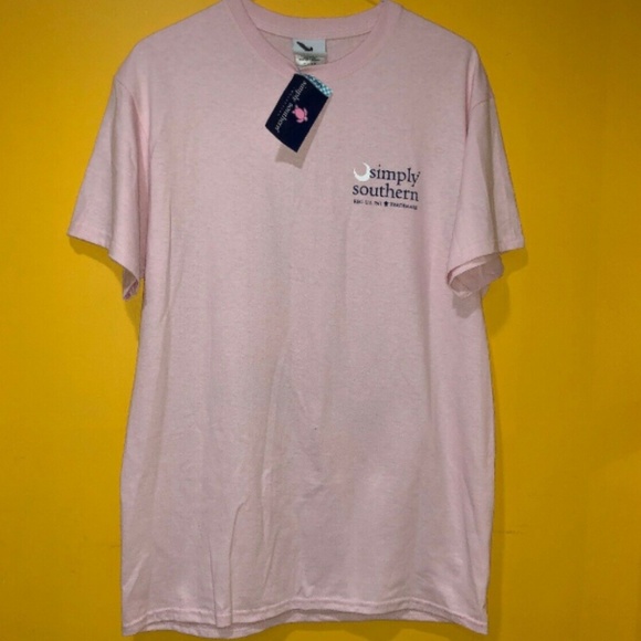 Simply Southern | Tops | Nwt Simply Southern Soft Pink Beach Weekend ...
